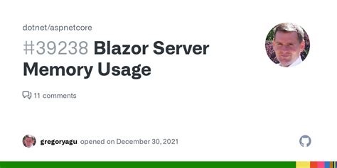 Blazor Server Memory Usage Issue 39238 Dotnet Aspnetcore GitHub