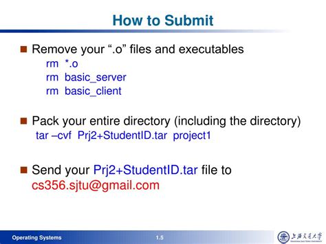 Ppt Project 2 Inter Process Communication And Synchronization Powerpoint Presentation Id