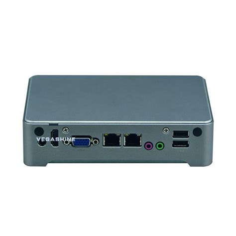 Fanless Mini PC With I U Dual Core CPU Dual LAN And Console Firewall Appliance And