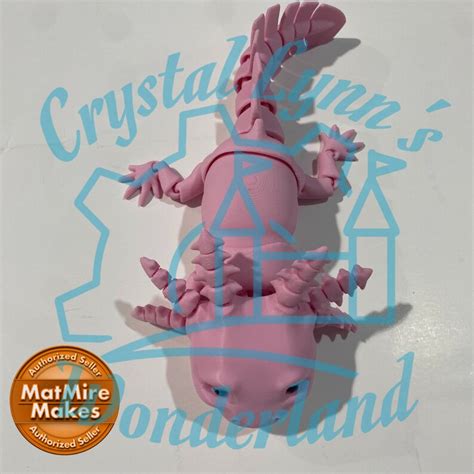 Axolotl 3d Print Etsy