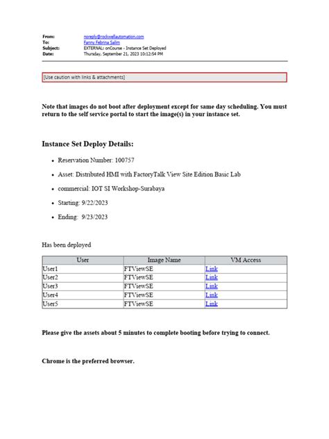 External Oncourse Instance Set Deployed Day2 Pdf