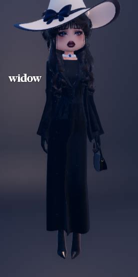 Widow Dress To Impress Outfit