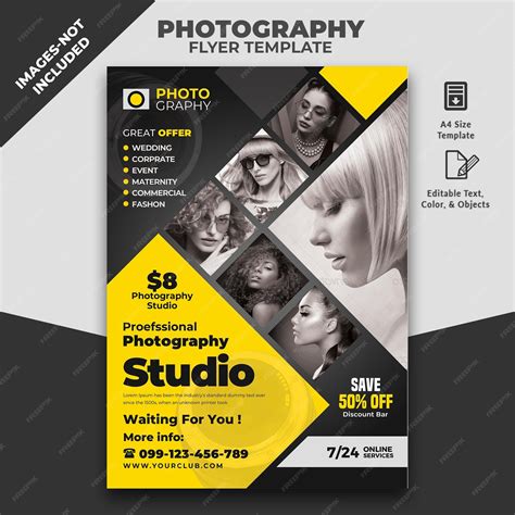 Premium Psd Photography Flyer