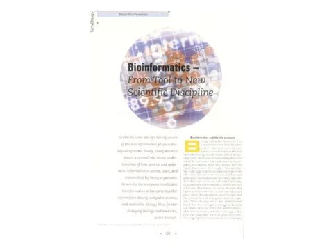 Ppt Bioinformatics Applying The Concept Of Information In Biology Powerpoint Presentation Id