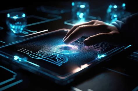 Personal Data Protection Digital Fingerprint Trace A Padlock Know Your Customer Kyc Kyc