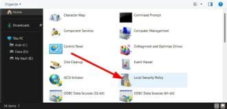 Fix Local Security Policy Missing In Windows 10