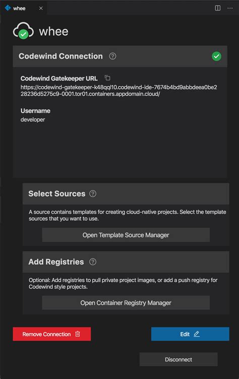 hybrid vscode new connection page doesn t reflow to fit a smaller