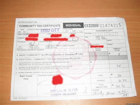 How To Get Community Tax Certificate Ctc Or Cedula In Cebu