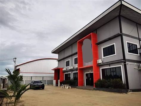 ให้เช่า โรงงานพร้อมอาคารสำนักงาน มีห้องพัก รถใหญ่เข้าได้ โคกขาม สมุทรสาคร Ennxo