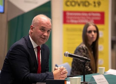 Dr Tony Holohan Returns To Work After The Death Of His Wife