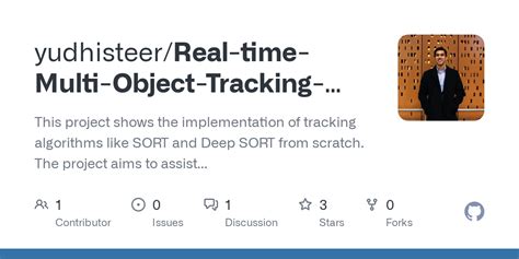 GitHub Yudhisteer Real Time Multi Object Tracking For Rescue Operations This Project Shows