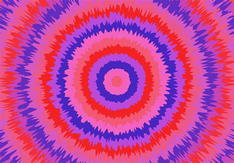 Abstract Psychedelic Background Distorted Wavy Pattern Iridescent Color Spirals Vector