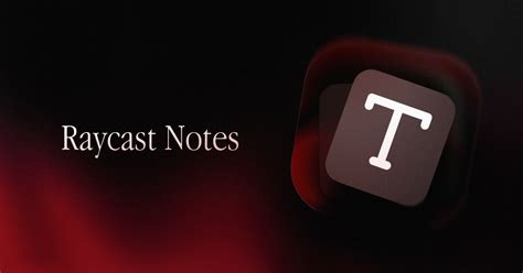 Meet The New Raycast Notes Raycast Blog