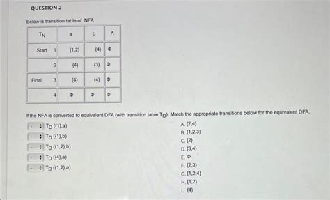 solved below is transition table of nfa if the nfa is