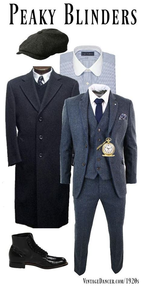 Peaky Blinders Outfit Costume Thomas Shelby Gangster Get The Look At S