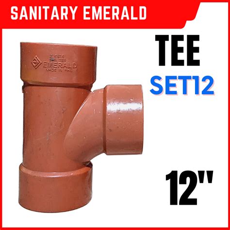 Sanitary Pvc Fittings Emerald Tee 12 Inches Sete12 Sold Per Pc Lazada Ph
