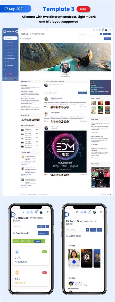 Neptune Laravel Admin Ui Template Codemarket