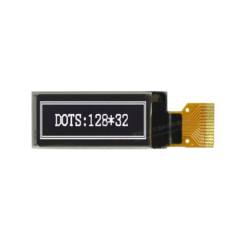 Inch White Passive Matrix OLED Display I C Interface LCD Module OLED And