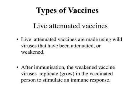 Immunization Types Of Vaccines And National Immunization Schedule Pptx
