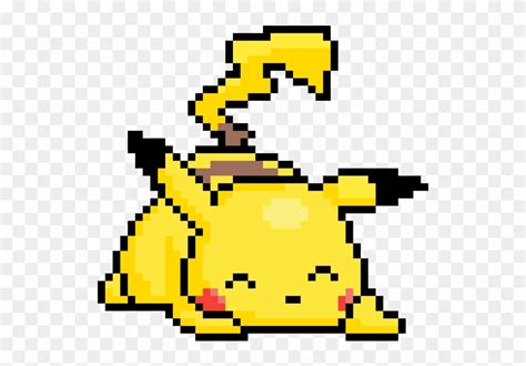 Sleepy Pikachu Pixel Art Pixel Art Pokemon Minecraft Pixel Art Images