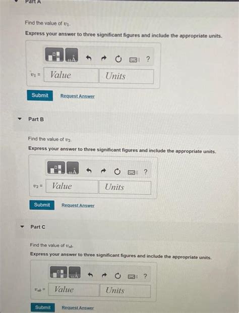 Solved Find The Value Of V1 Express Your Answer To Three Chegg Com