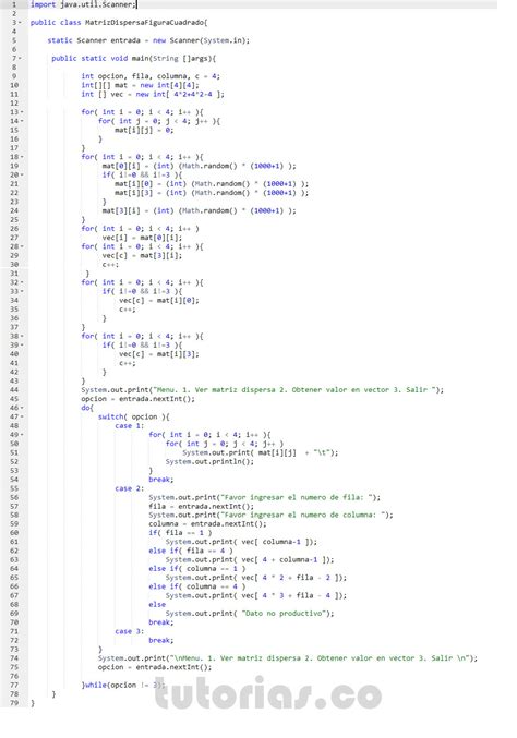 Matrizdispersafiguracuadradojava Tutorias Co