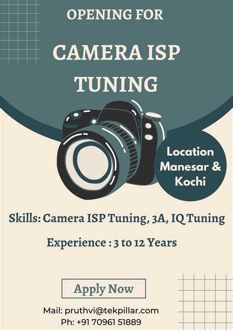 Pruthvi Raj On Linkedin Hiringfor Location Manesar Kochi Experience Skills Cameragenius…