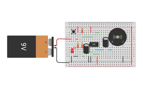 Circuit Design Buzzer Con Ne555 Tinkercad