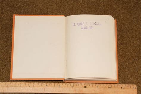 Log Cabin Memorial Veterans 314th Infantry Regiment A E F Small Arms Firing Manual 1913