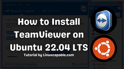 How To Install Teamviewer On Ubuntu 2204 Lts