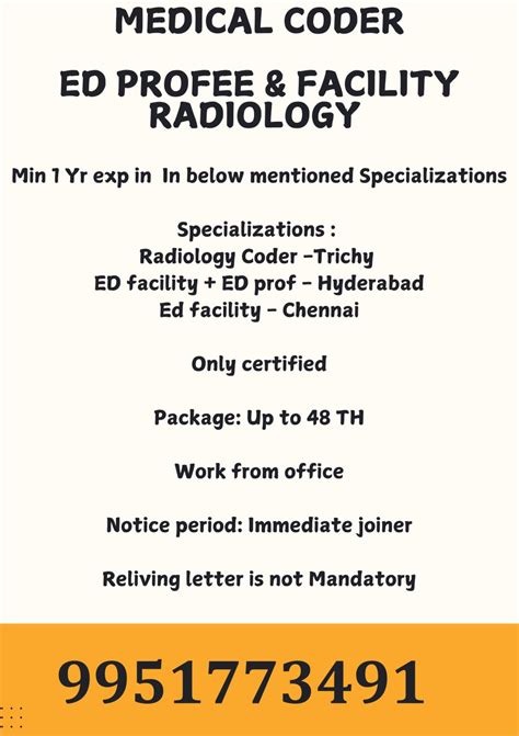 🔍 Job Opportunity Medical Coders Keerthi Sai Priya