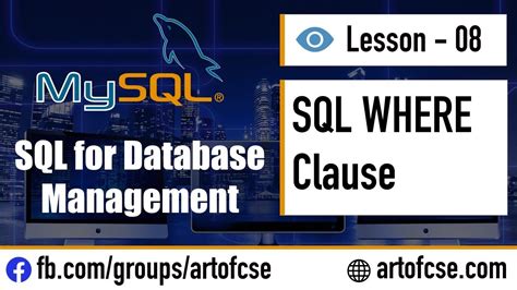 Sql Bangla Tutorial 08 Sql Where Clause Youtube