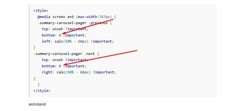 Summary Block Carousel And Carousel Arrows Page 2 Customize With Code
