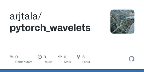 Github Arjtalapytorchwavelets