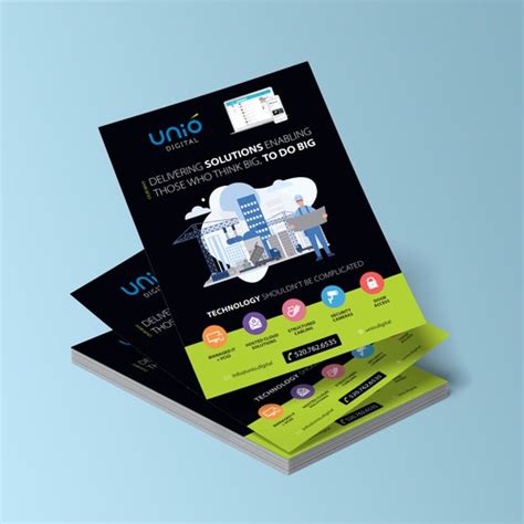 Designs Modify Existing Flyer For Managed It Structured Cabling