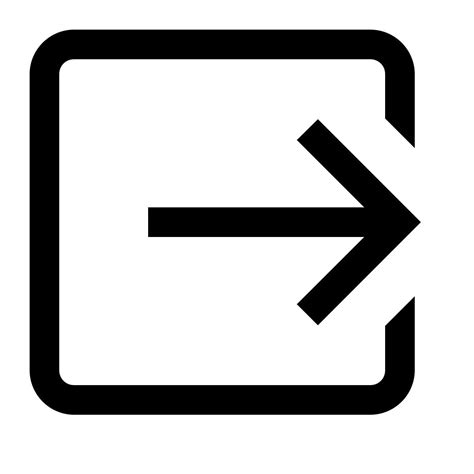High Quality Exit Button Icon For Web And Apps