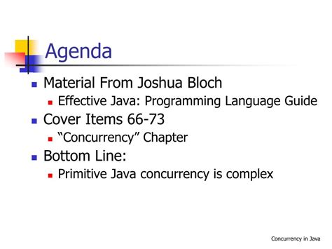 Ppt Effective Java Concurrency Powerpoint Presentation Free Download Id 1137561