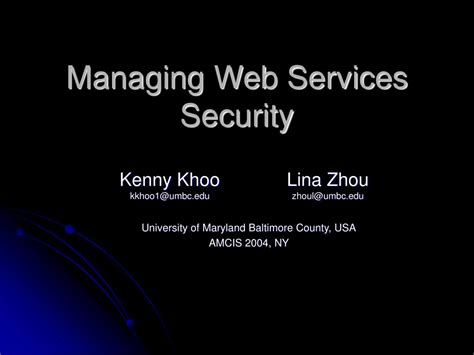 Ppt Managing Web Services Security Powerpoint Presentation Free Download Id5452364