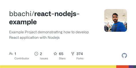 Github Bbachi React Nodejs Example Example Project Demonstrating How To Develop React