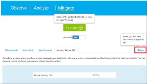 create a memory dump of your app service when it consumes too much