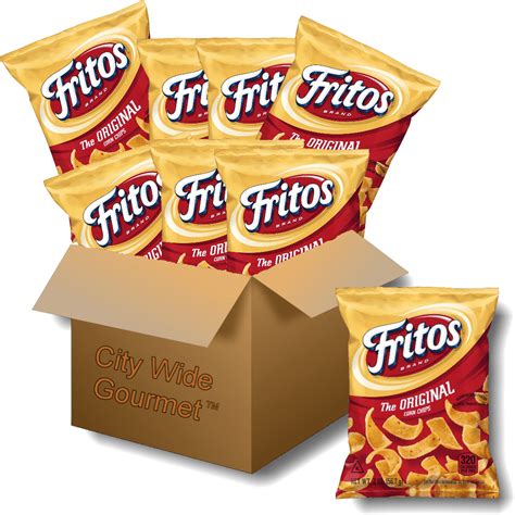 Fritos Original Corn Chips 2 Oz Bags Pack Of 8 No Preservatives