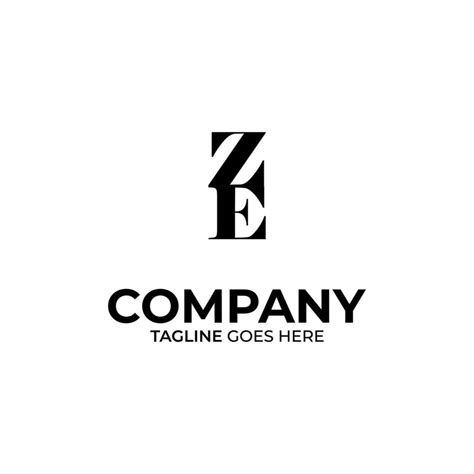 EZ Letter Logo Design 27539155 Vector Art At Vecteezy