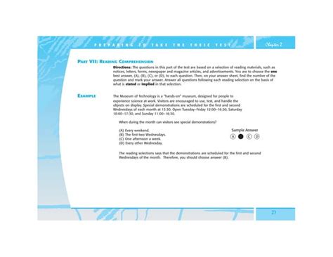 Toeic Exam Sample Pdf