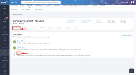 Adding And Modifying Tasks In Projects