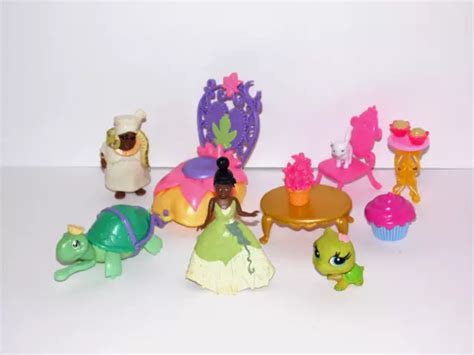 Disney Princess And The Frog Tiana Doll Royal Chariot Set Turtle Mattel