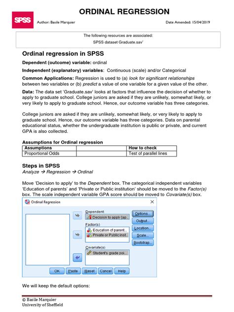 80 b ordinal regression download free pdf regression analysis
