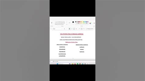 Actions Class In Selenium Webdriver Selenium Shortsfeed Viral