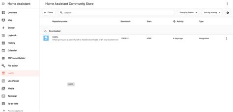 Hacs Not Showing Up Any Integration Third Party Integrations Home