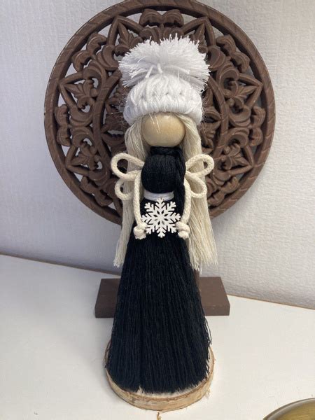 Украшение настольное интерьерное Ангел макраме украшение декоративное интерьерное 1 купить по