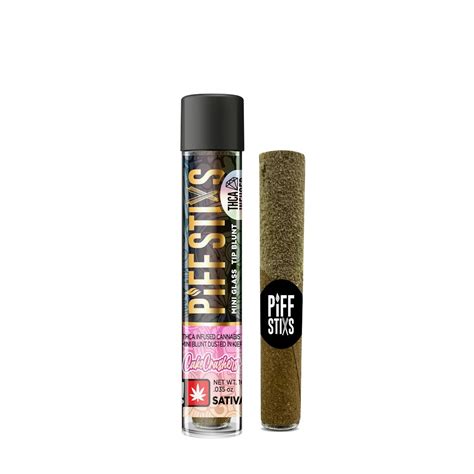 Piff Stixs 1g Tropic Thunder Thca Infused Glass Tip Mini Blunt 1g